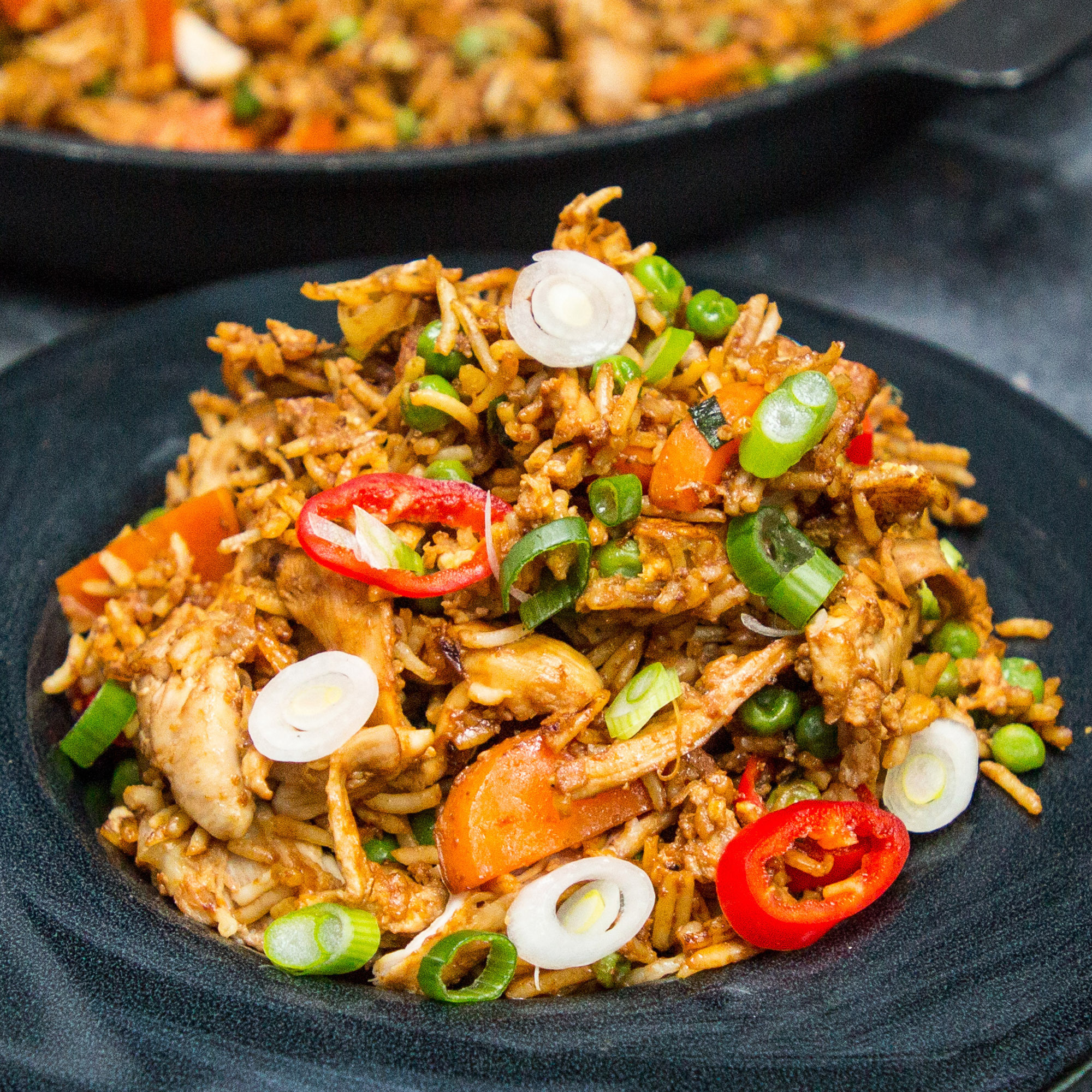 Egg Fried Rice With Chicken