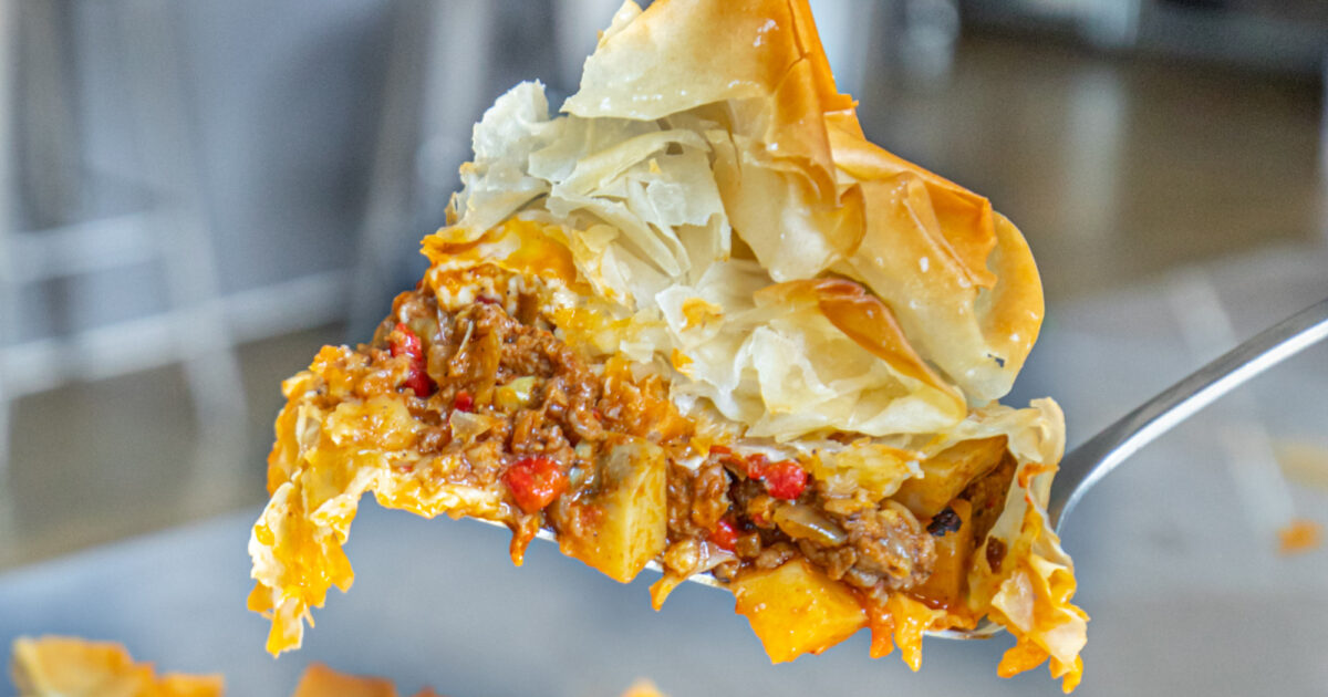 Spiced Lamb and Filo Pie | Mob