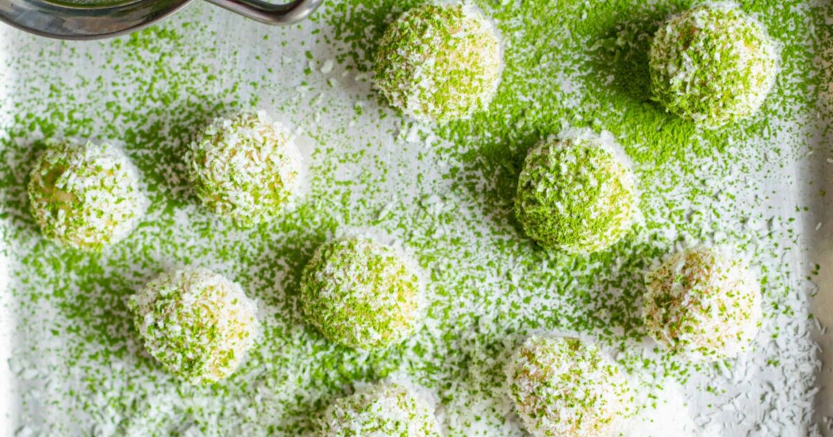 White Chocolate, Matcha & Miso Truffles | Mob