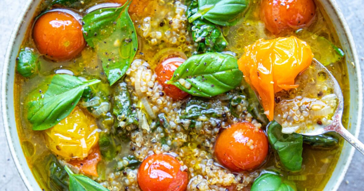 Light & Brothy Tomato Soup | Mob