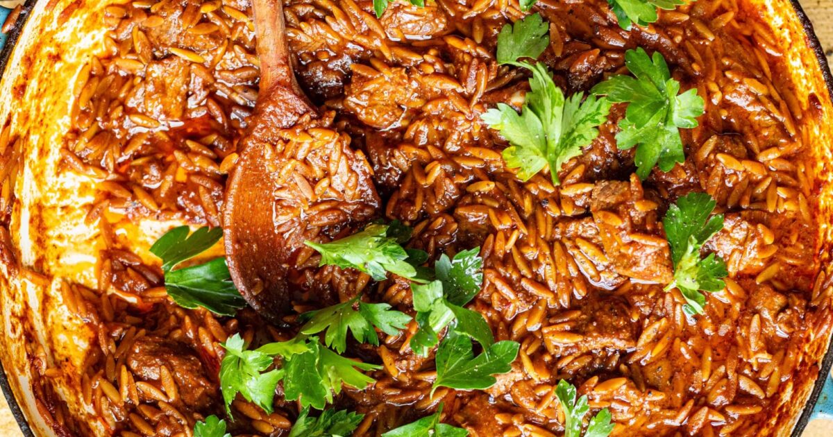 Best Lesan El Asfour Recipe — How To Make Egyptian Orzo Pasta | Mob