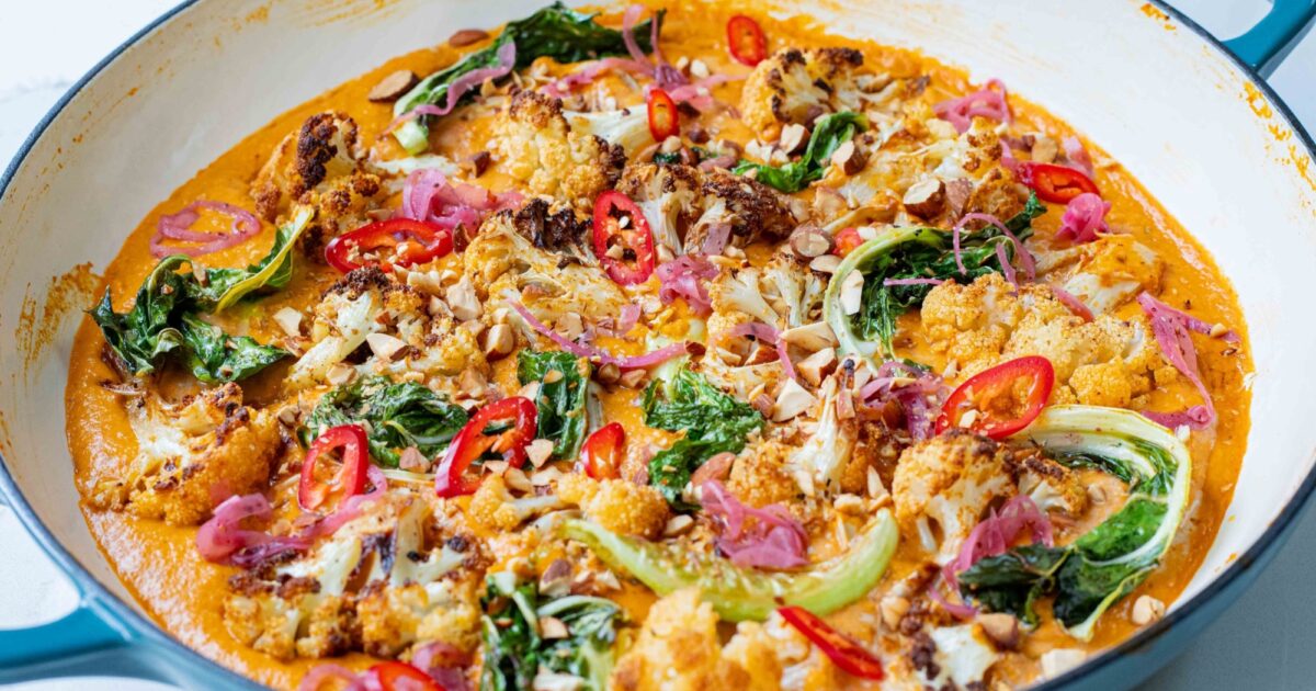 Creamy Cauliflower & Coconutty Lentils | Mob