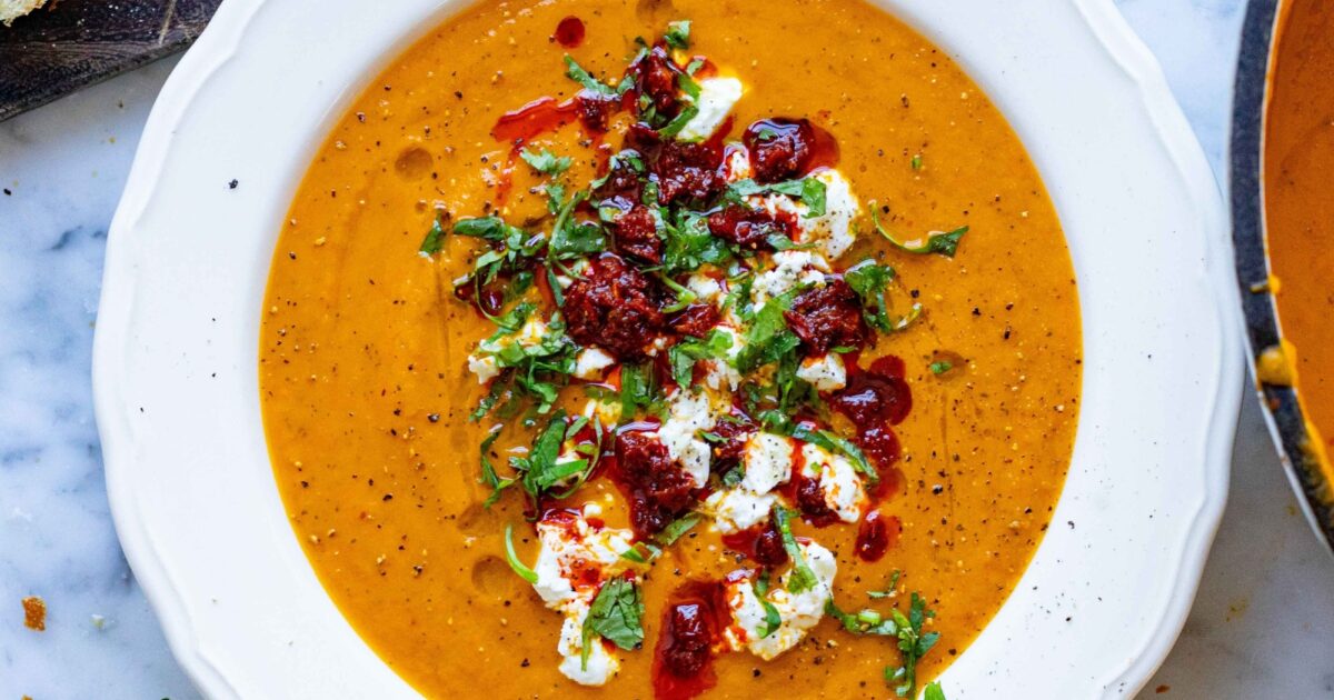 Carrot & Coriander Soup | Mob