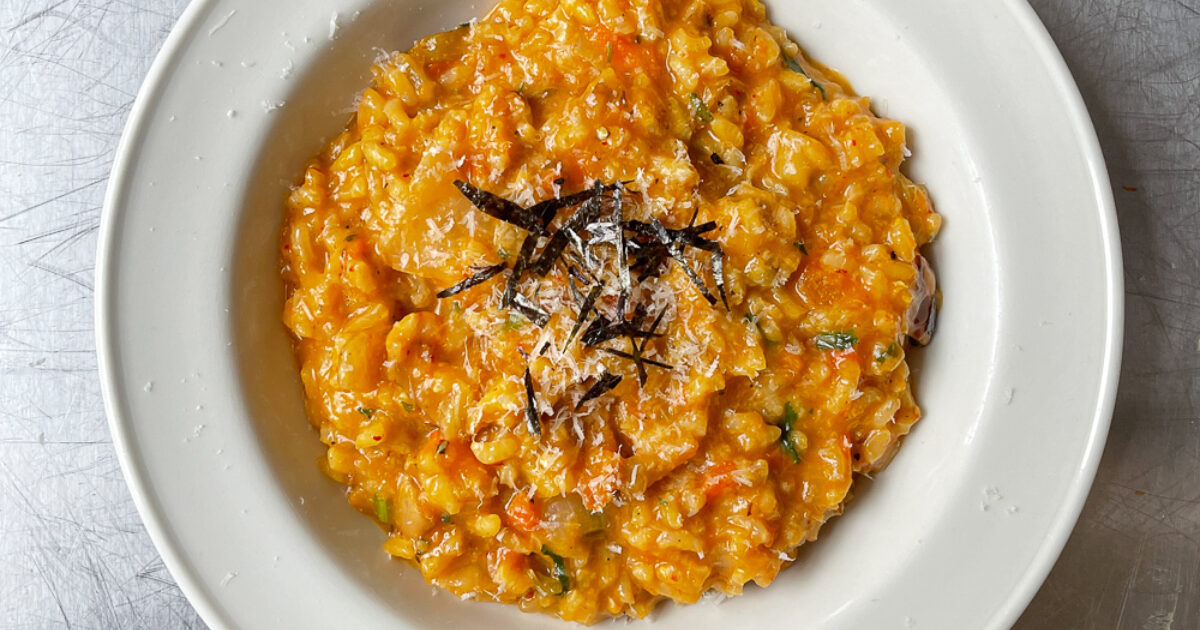 Kimchi Squash Risotto | Mob