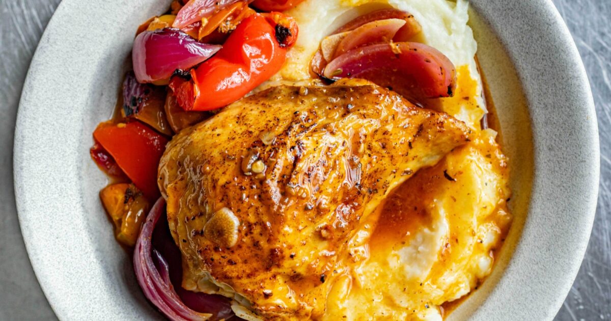 Roast Chicken & Pepper with Mash | Mob