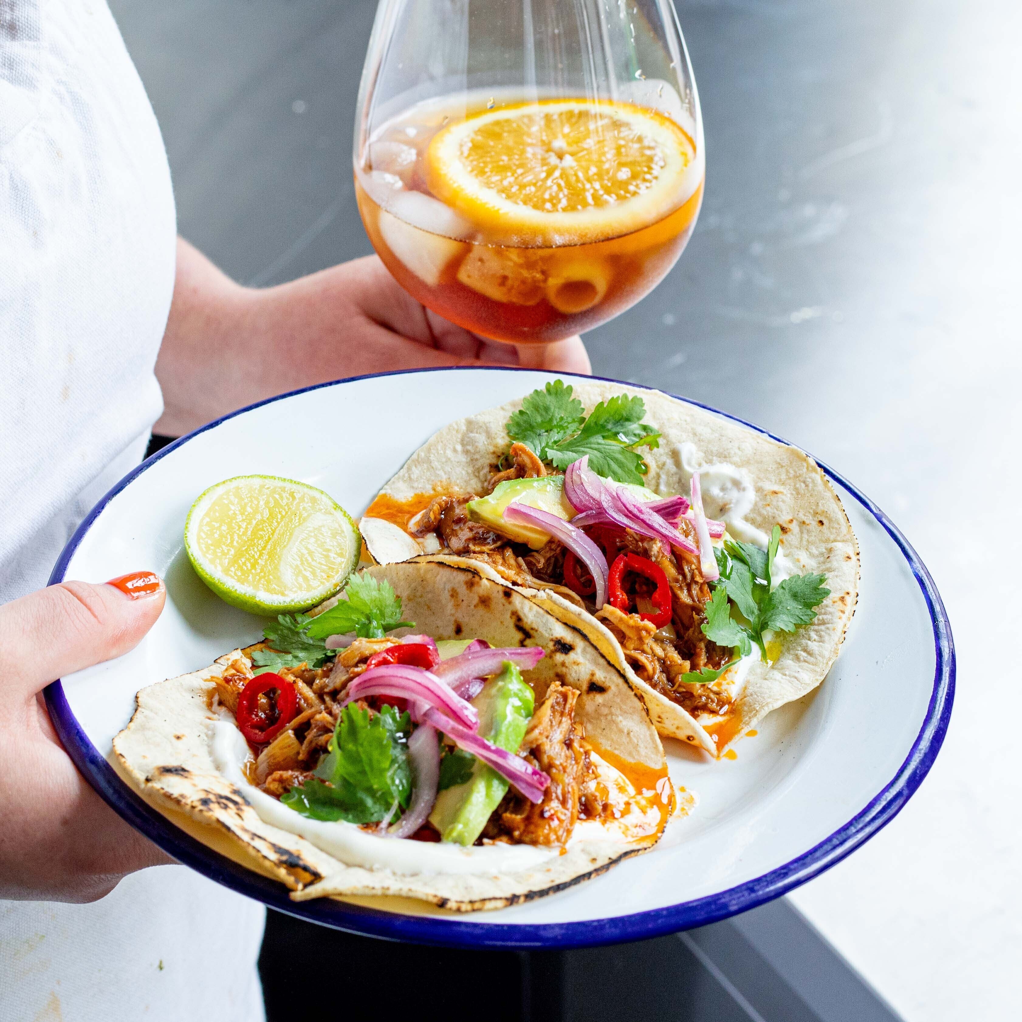 Orange Chicken Tacos