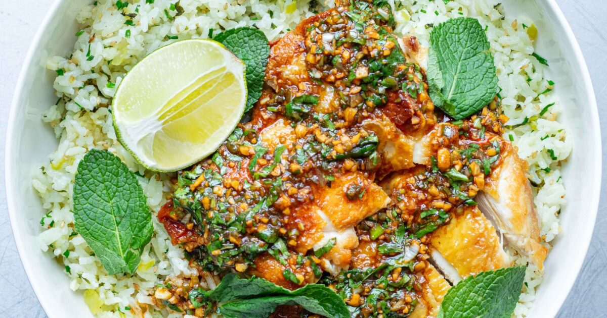 Ginger Chicken Sesame Rice | Mob