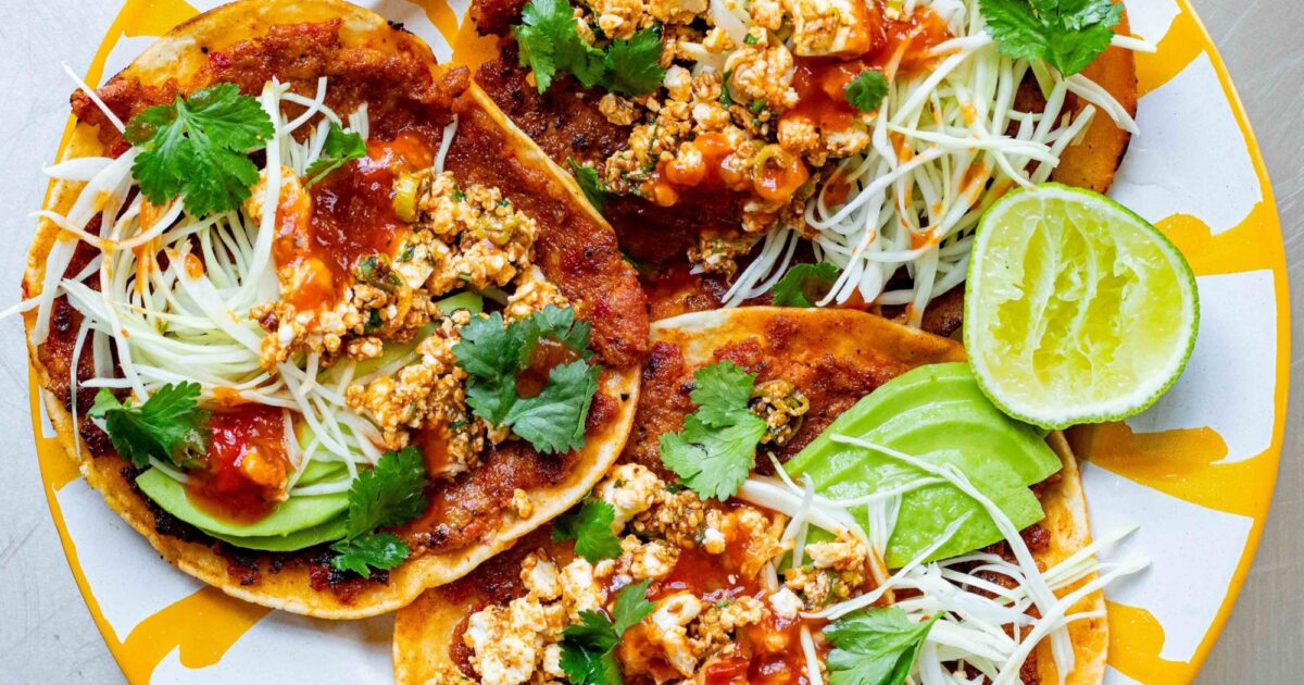 Smashed Sausage Tacos with Feta Crumble | Mob