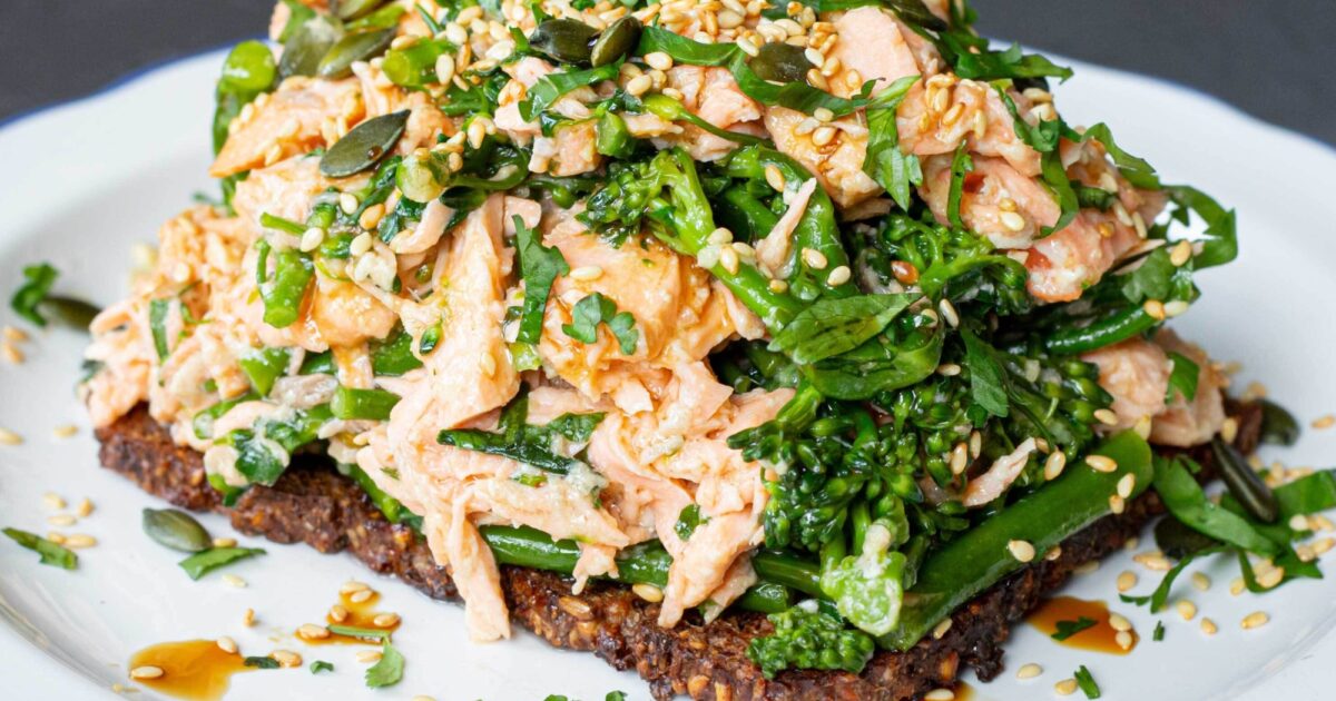 Salmon, Coriander & Miso Smoosh | Mob