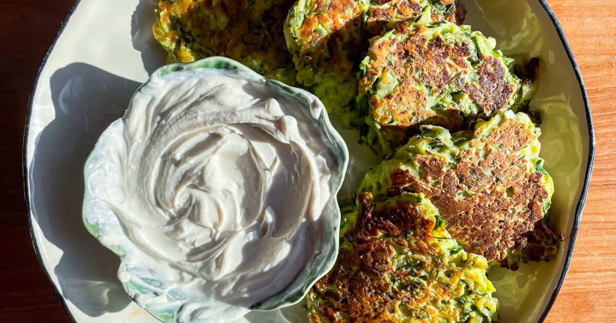 Rainbow Vegetable Fritters Recipe | Mob