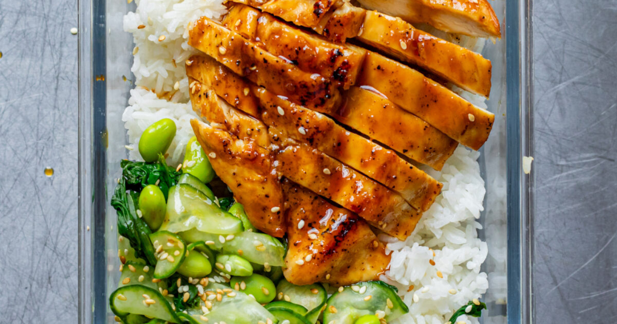 Miso Maple Chicken with Rice | Mob