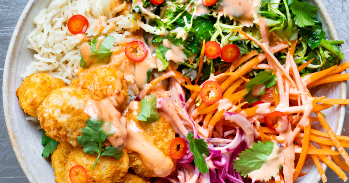 Spicy Scampi Rice Bowl | Mob