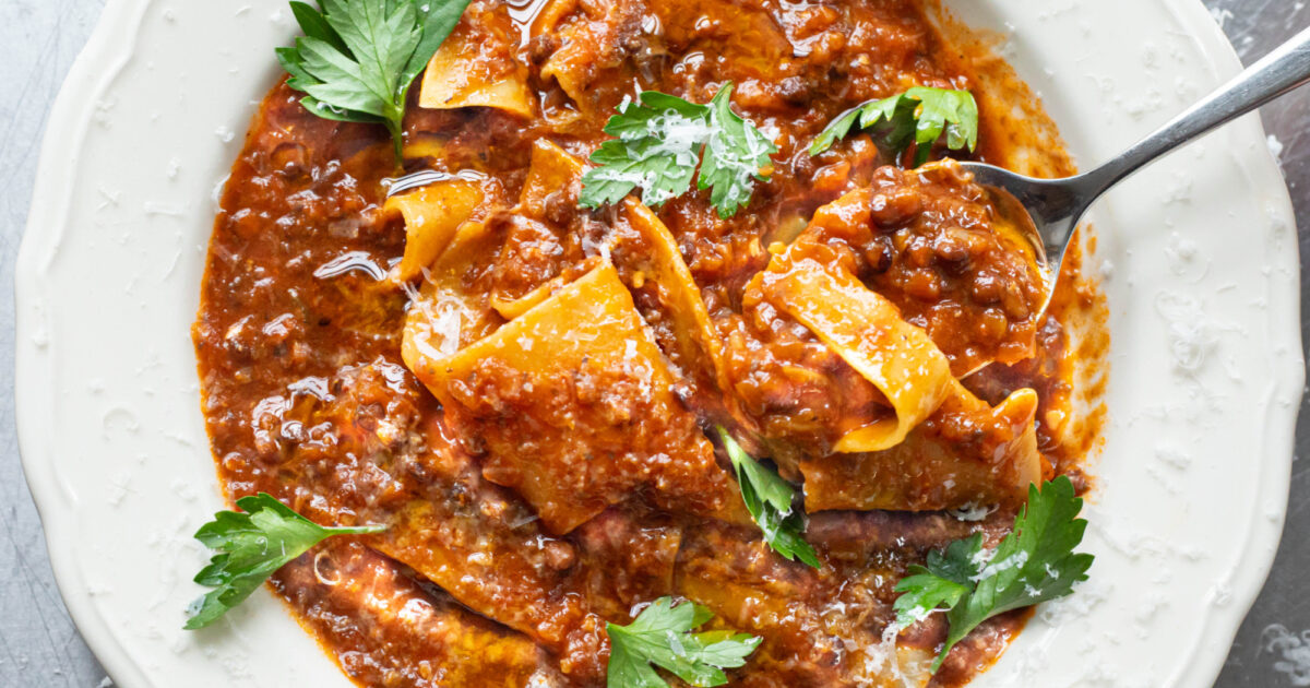 Mushroom & Lentil Lasagne Soup | Mob