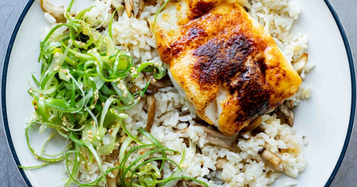 One-Pot Miso Butter Cod & Rice | Mob